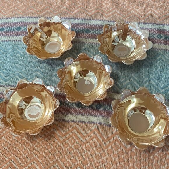 Dining | Vintage Orange Bowls Set Of 5 | Poshmark